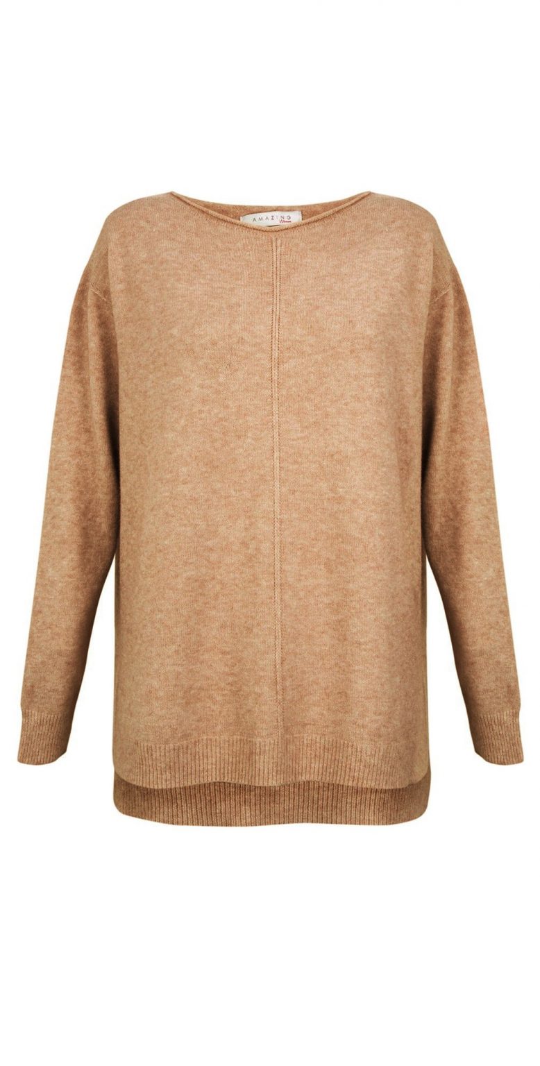 MAGGIE SEAM FRONT SUPERSOFT JUMPER